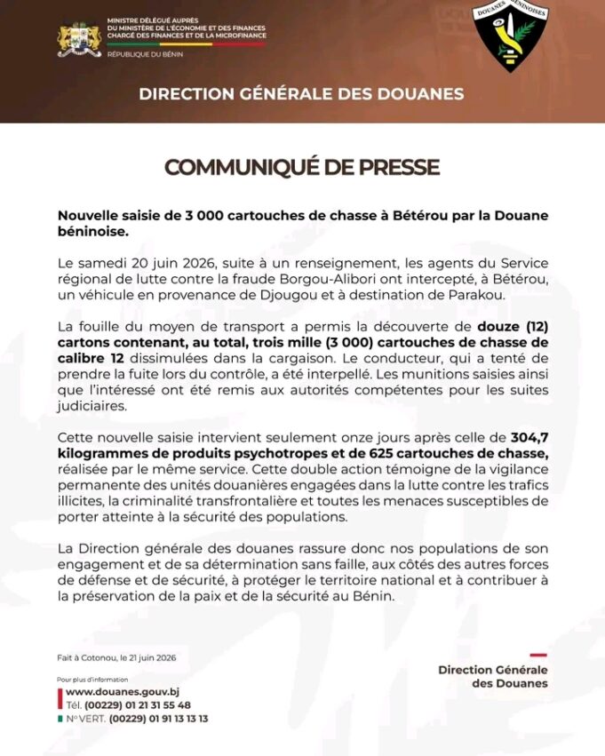 Bétérou : la Douane saisit 3 000 cartouches de chasse, un conducteur ...